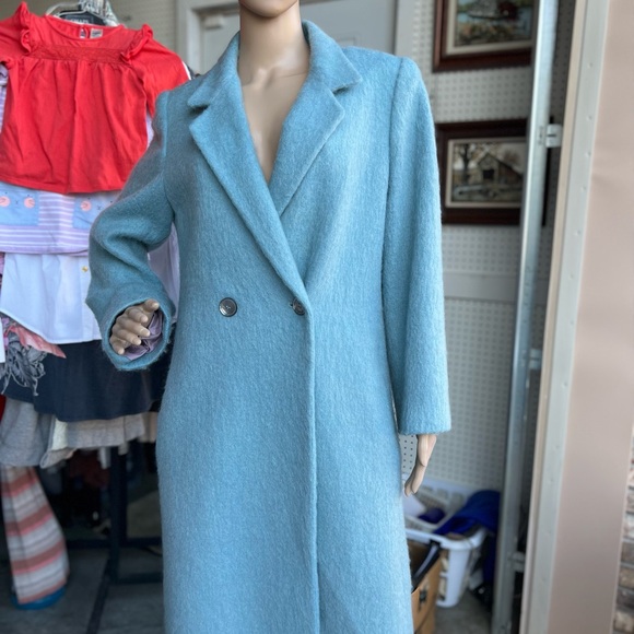 Tailored by Manchester | Jackets & Coats | Vintage Baby Blue Coat ...